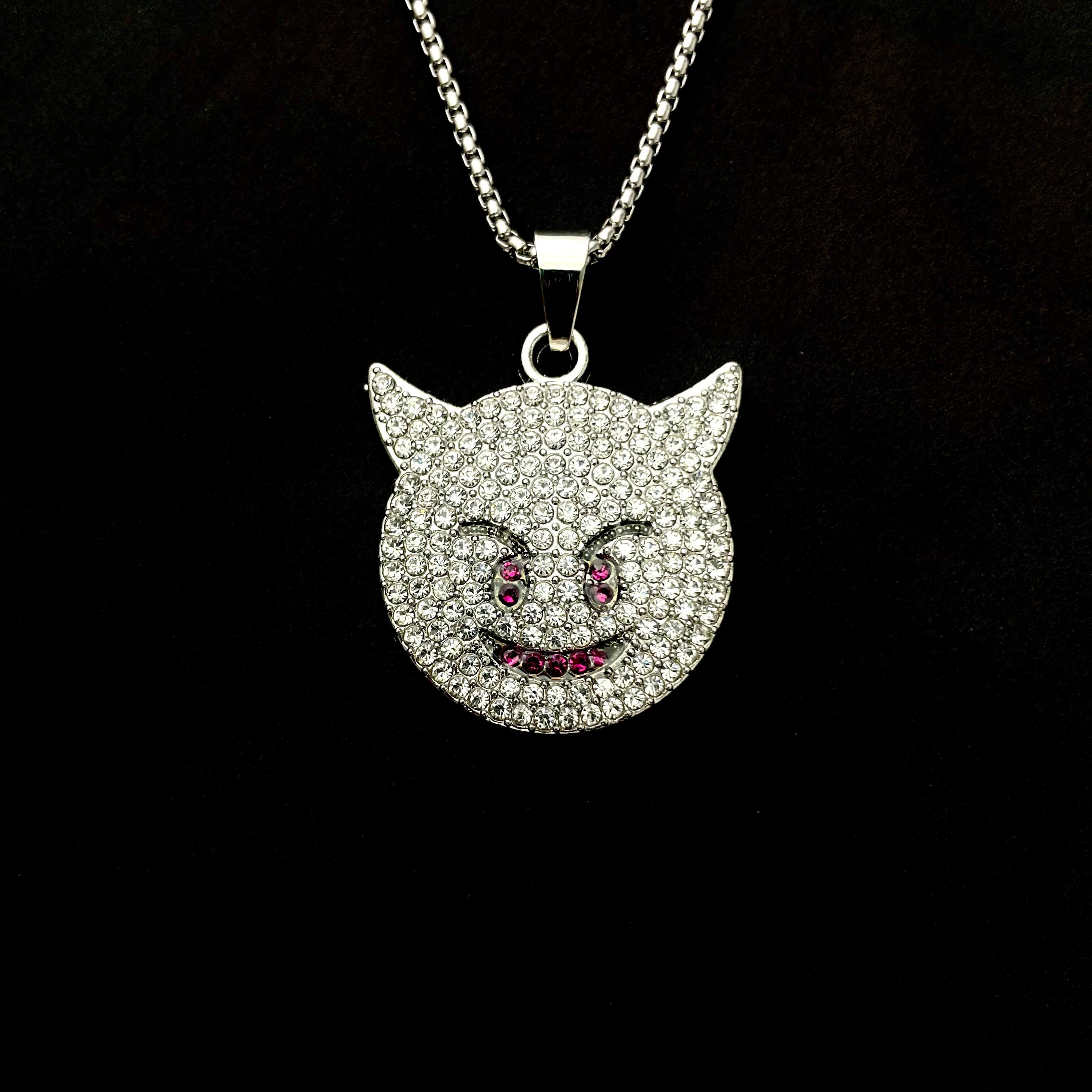 Buy Oralia Iced Out Hip Hop Pendant Necklace Bling Jewelry - At Best ...