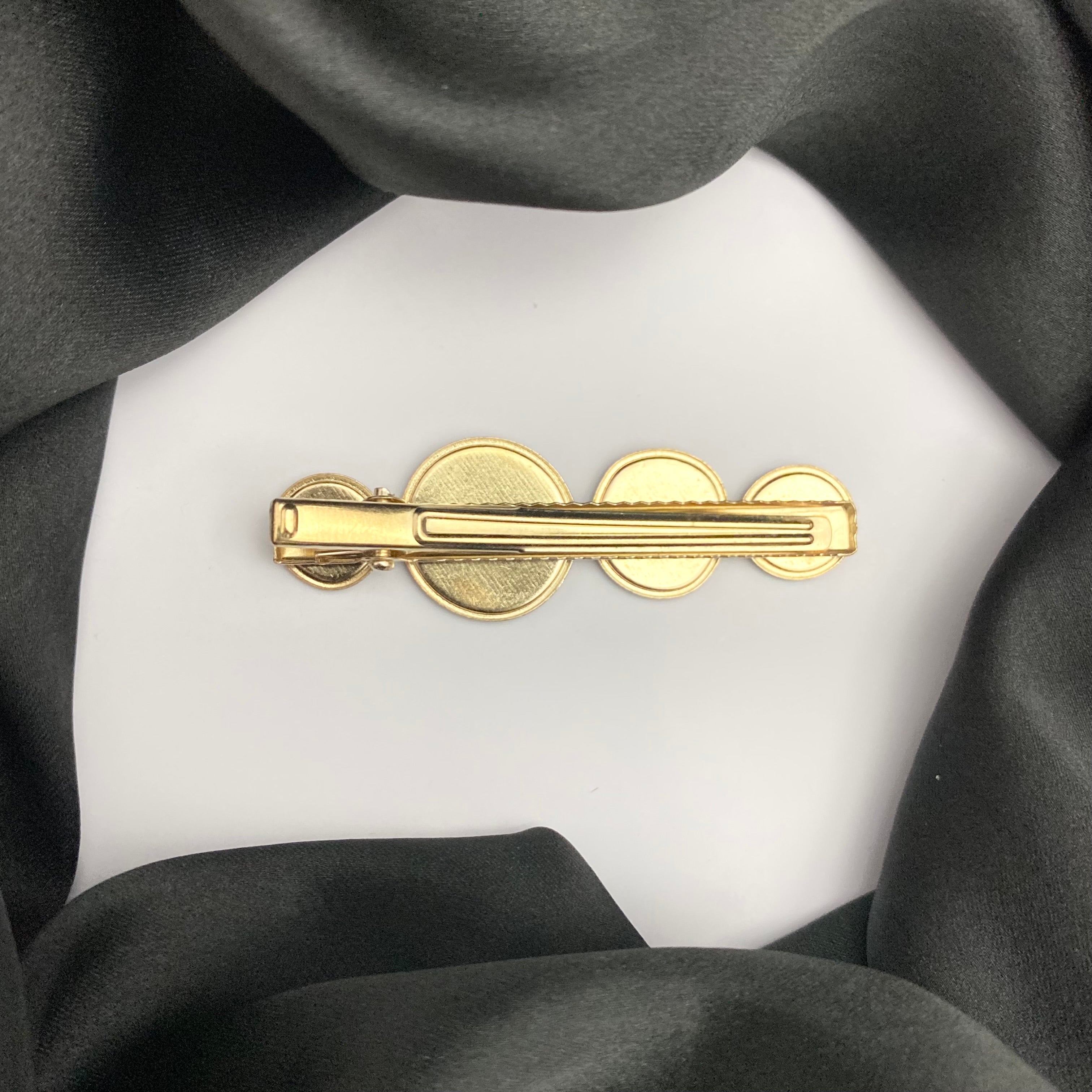 Purple And Cream Korean Hair Clip– Oralia India